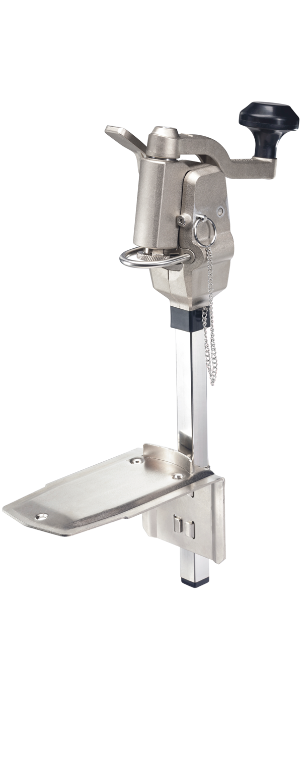 Commercial side-cut can opener